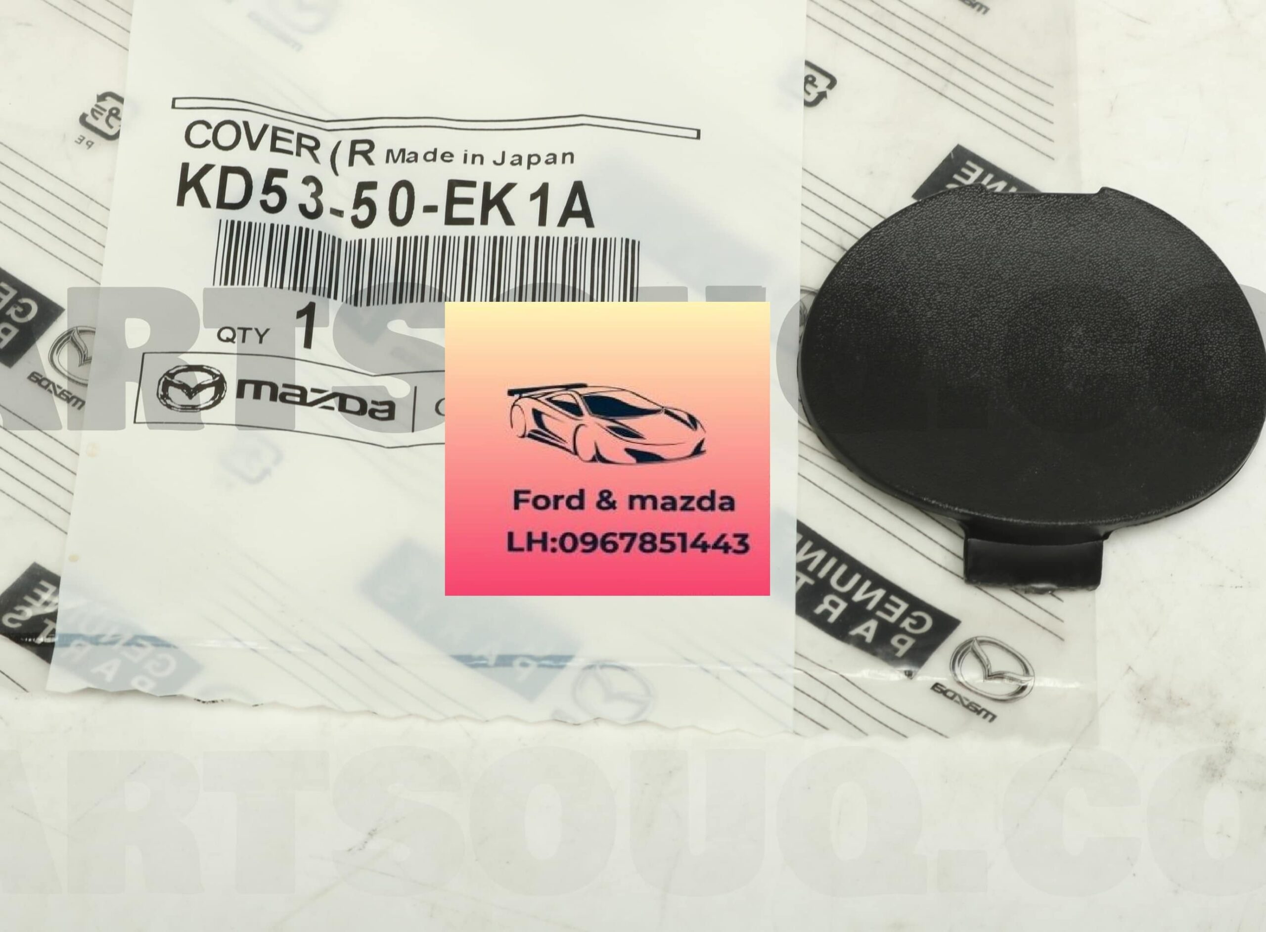 Nắp chụp lỗ kéo xe cản sau mazda cx5 2013-2017